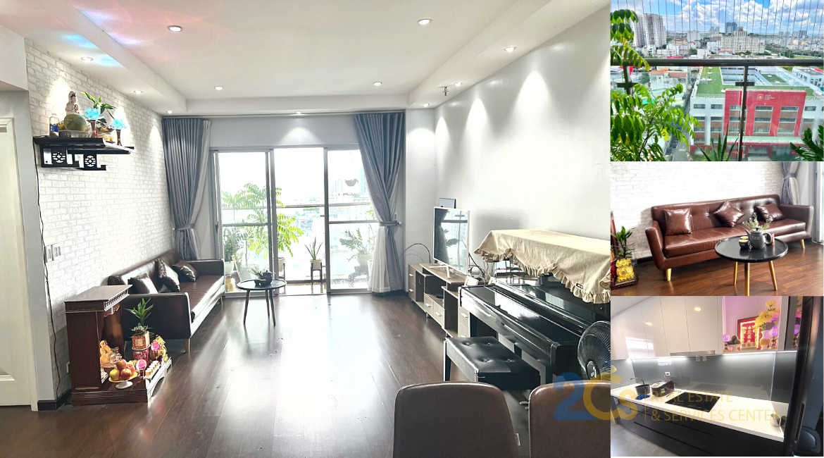 Bán căn hộ Cosmo City 115m2 3PN Nguyễn Thị Thập - Quận 7 full nội thất ...